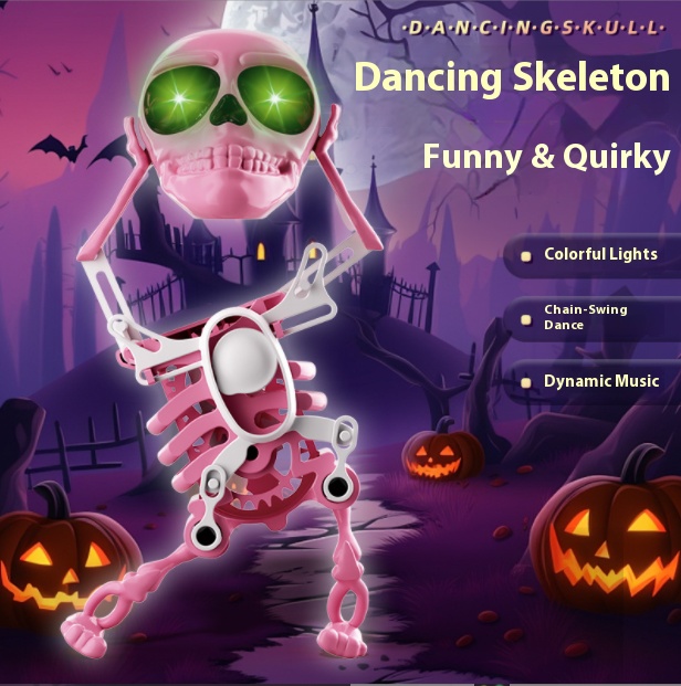 Skeleton Man Dancing Swing Spring 3D Printed Fun Little Toy Skeleton ...
